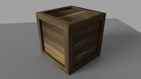 Low Poly Simple Crate model - TurboSquid 1985220