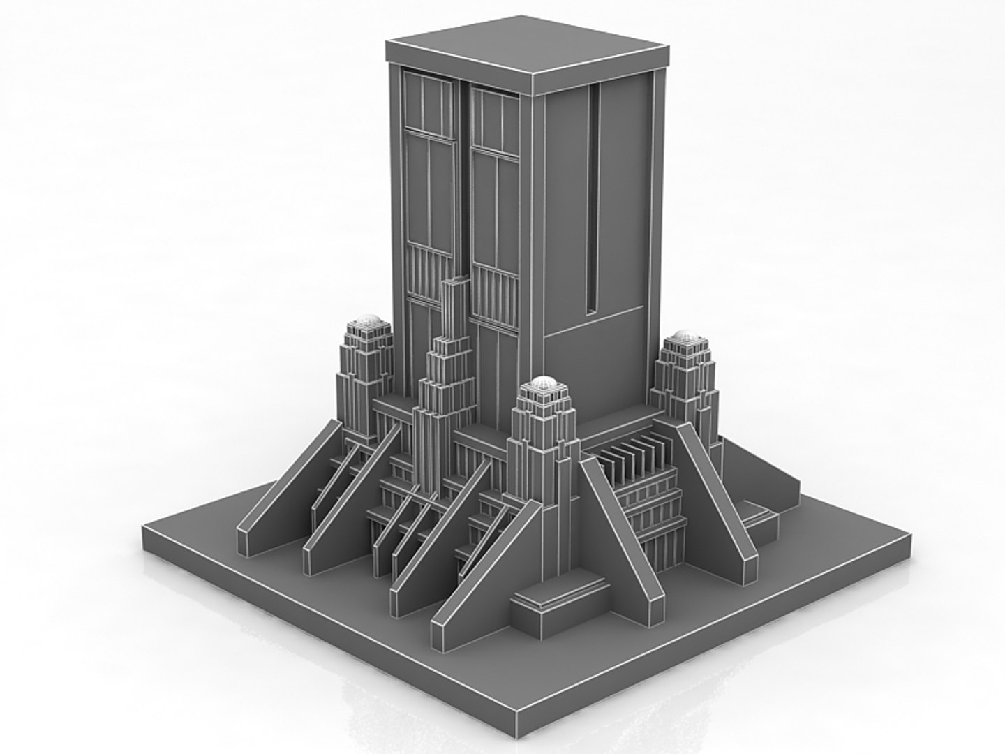 Star Wars Architecture Sci-fi Building 3D - TurboSquid 1642236