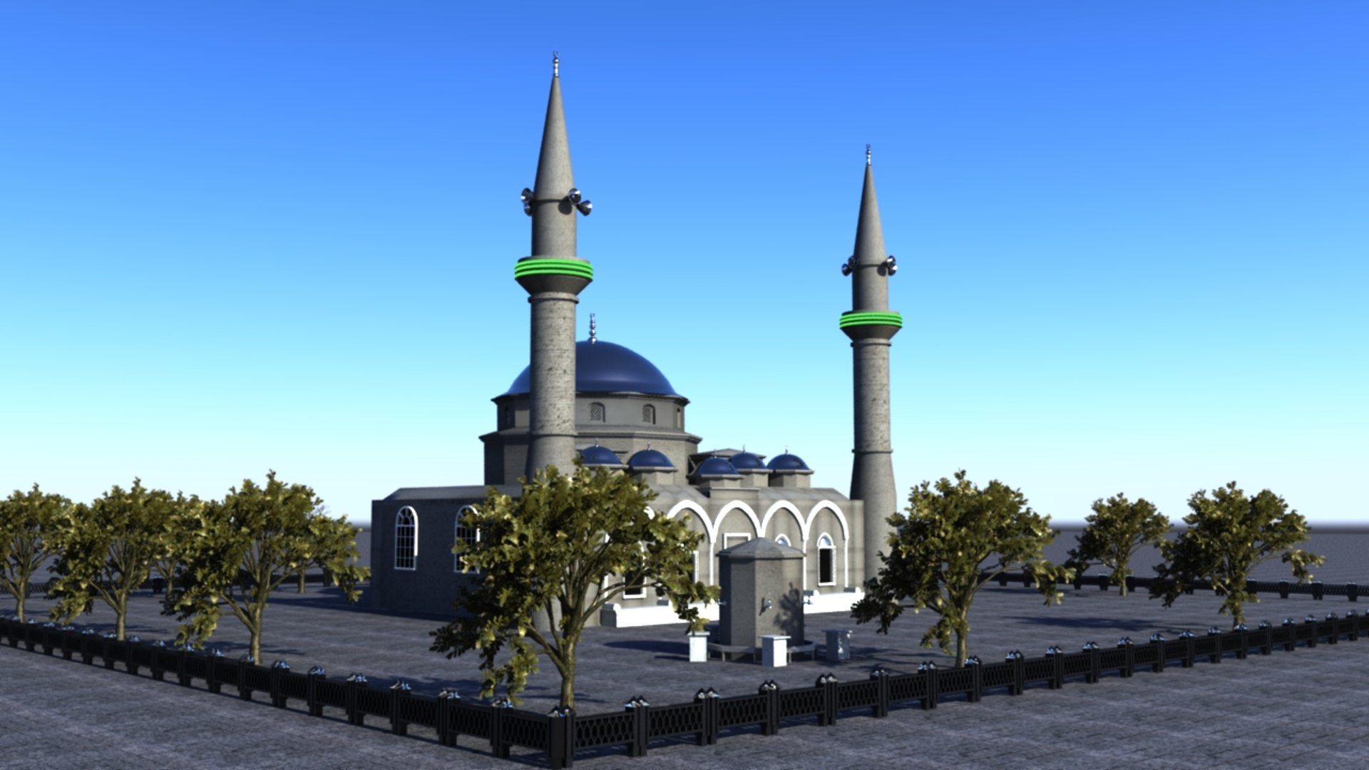Free Mosque 3D Model | 1148224 | TurboSquid