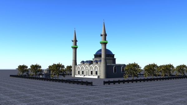 Free mosque 3D model | 1148224 | TurboSquid