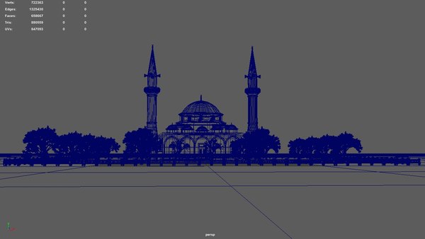 Free mosque 3D model | 1148224 | TurboSquid