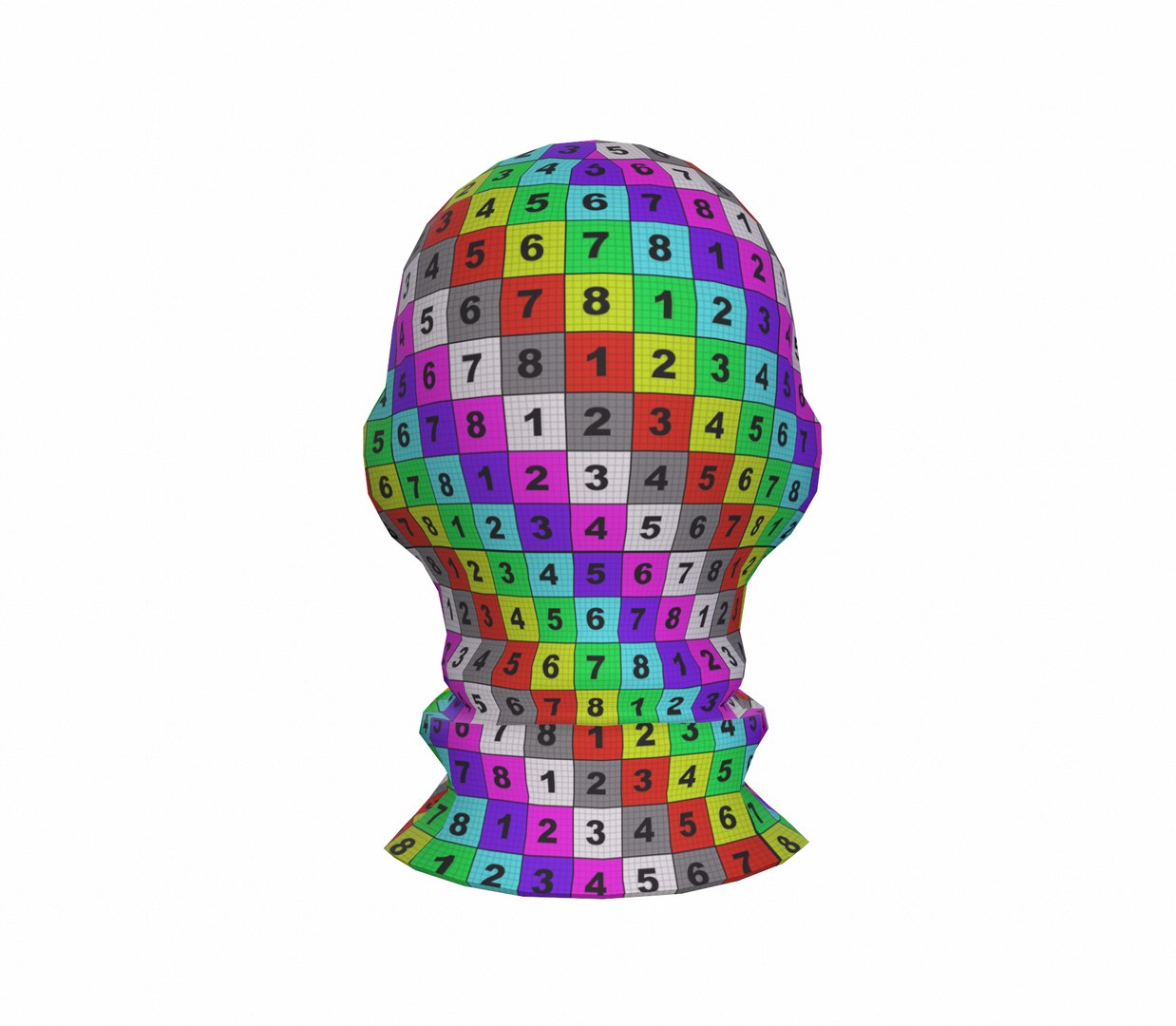 3D Balaclava Mask Khaki Game Ready - TurboSquid 2367404