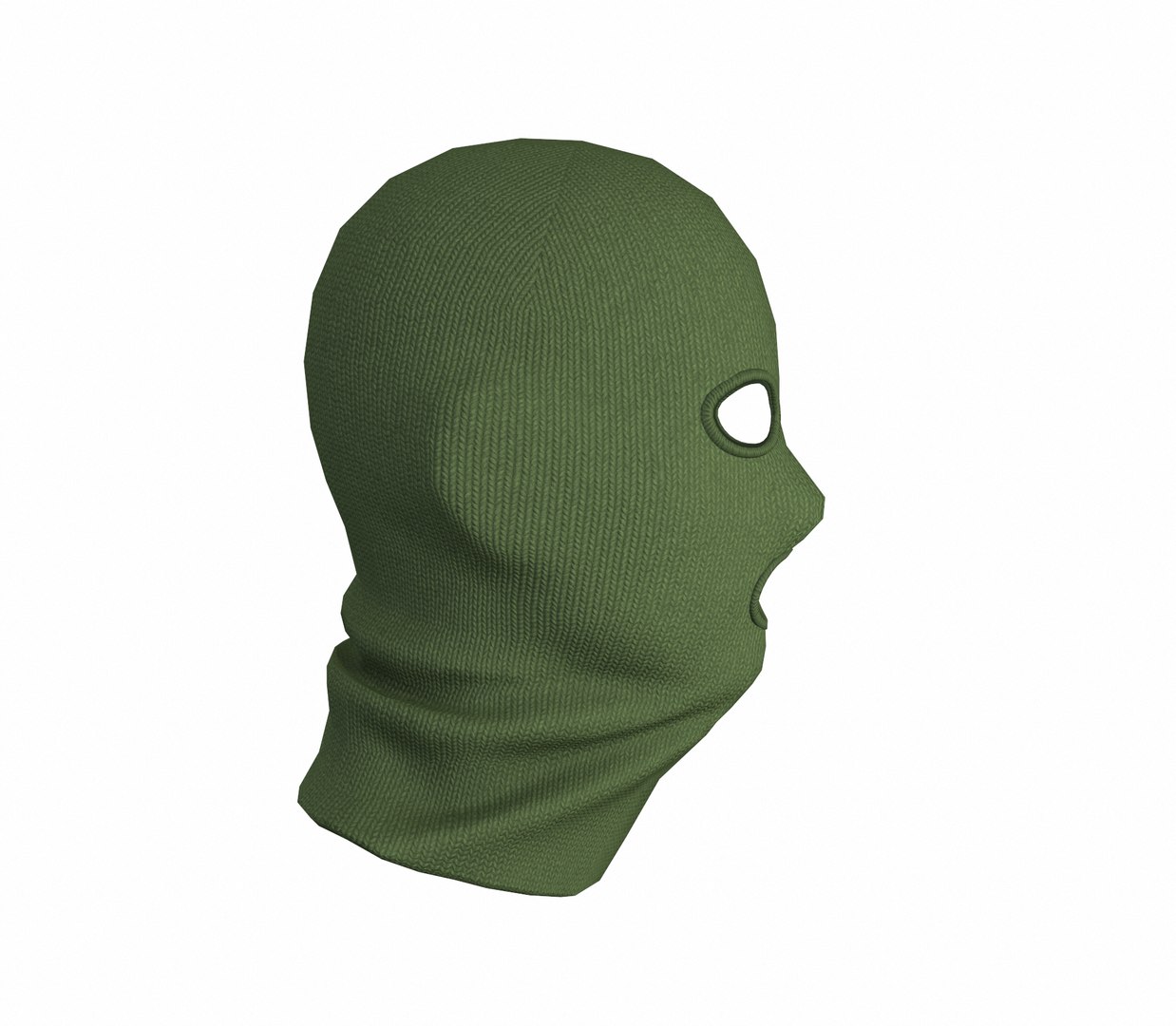 3D Balaclava Mask Khaki Game Ready - TurboSquid 2367404