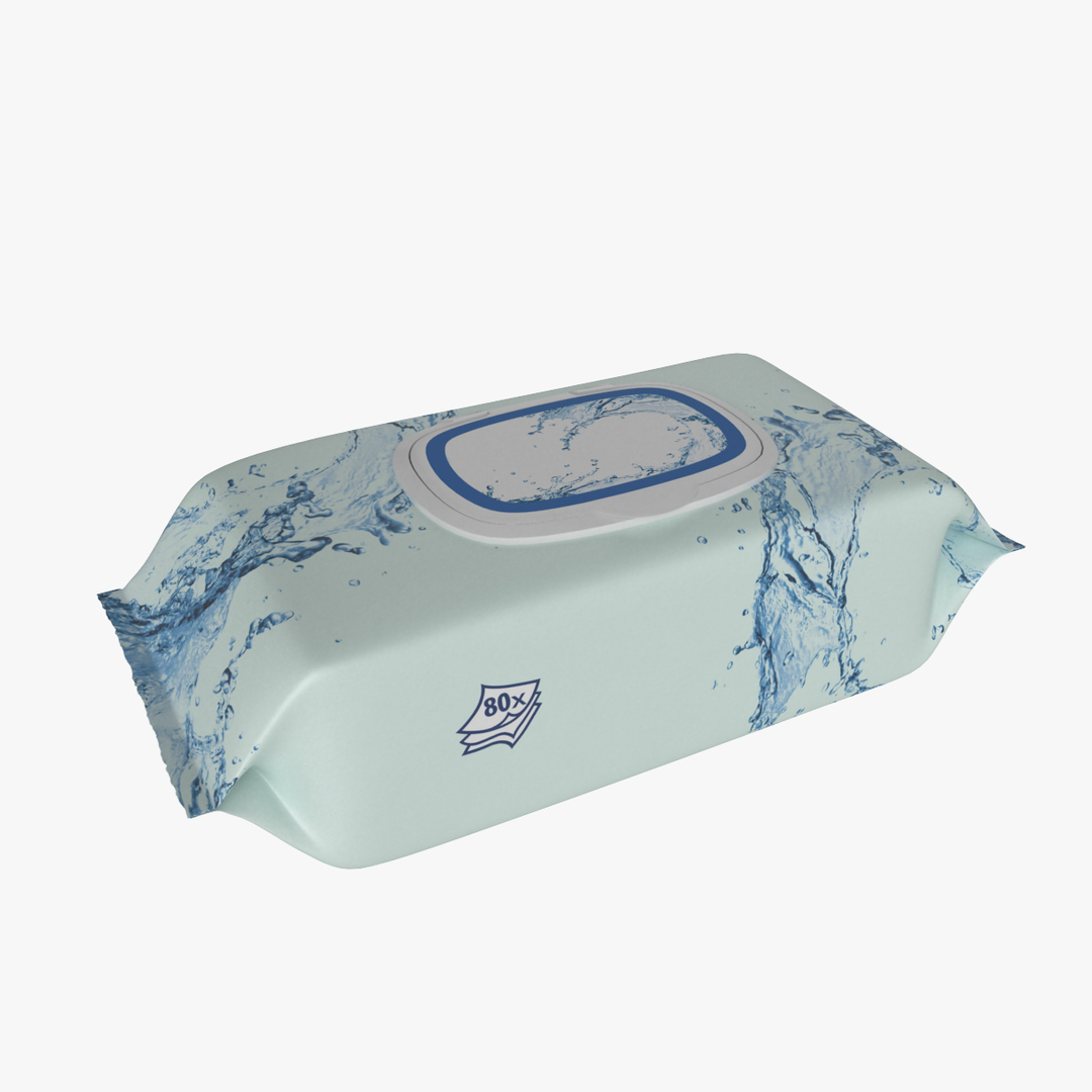 Package Wet Wipes Animations 3d Max