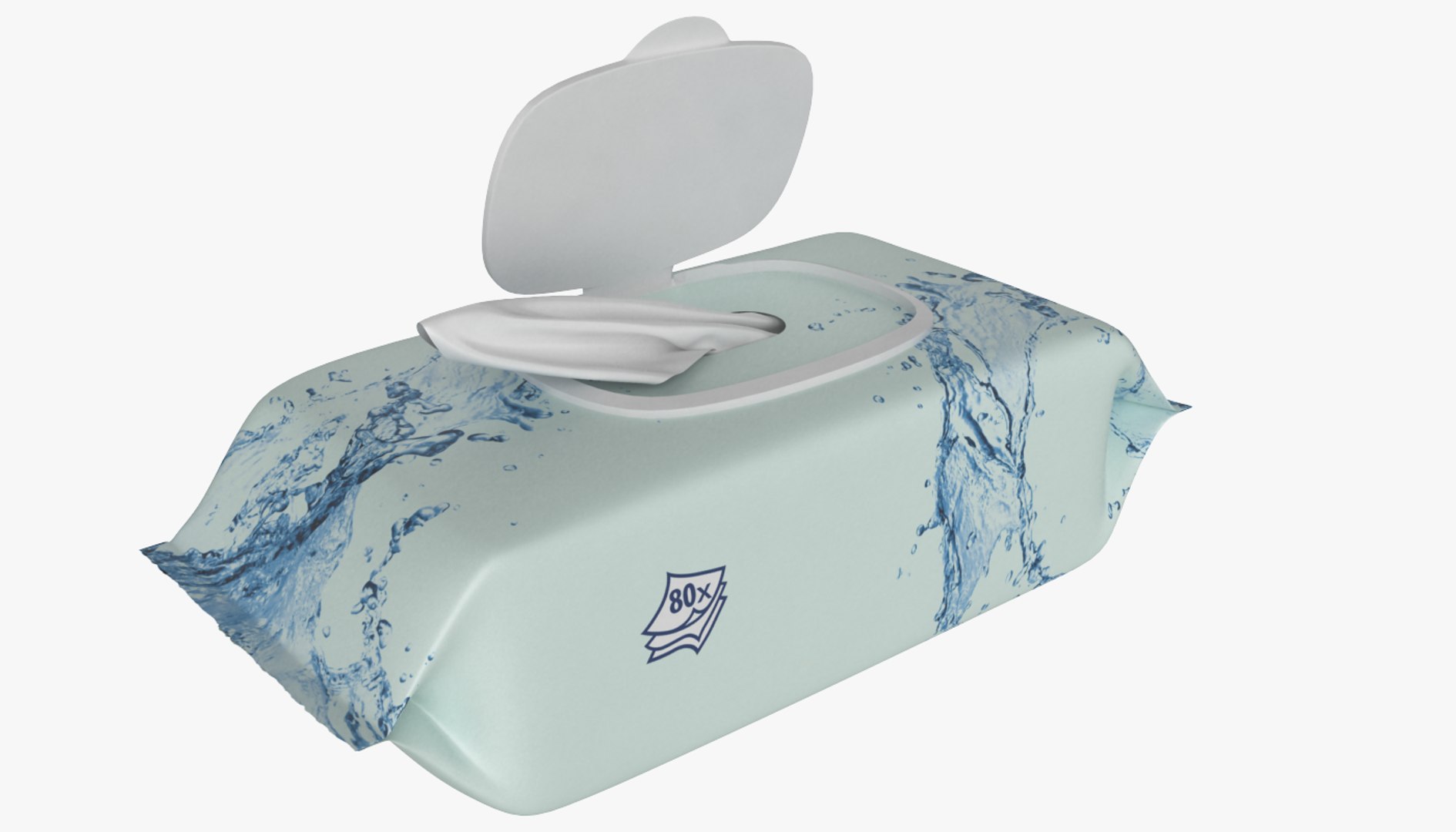Package Wet Wipes Animations 3d Max