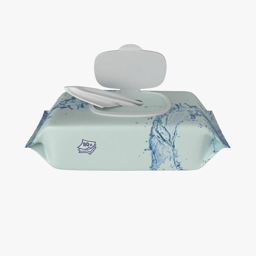 Package Wet Wipes Animations 3d Max