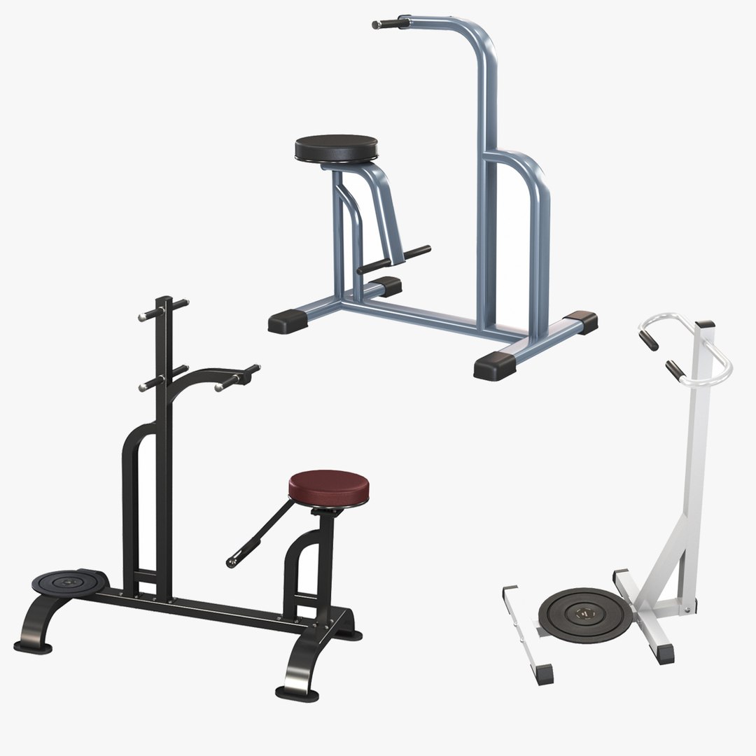 3D Model GYM Twisting Machine Collection 3 In 1 - TurboSquid 1925521