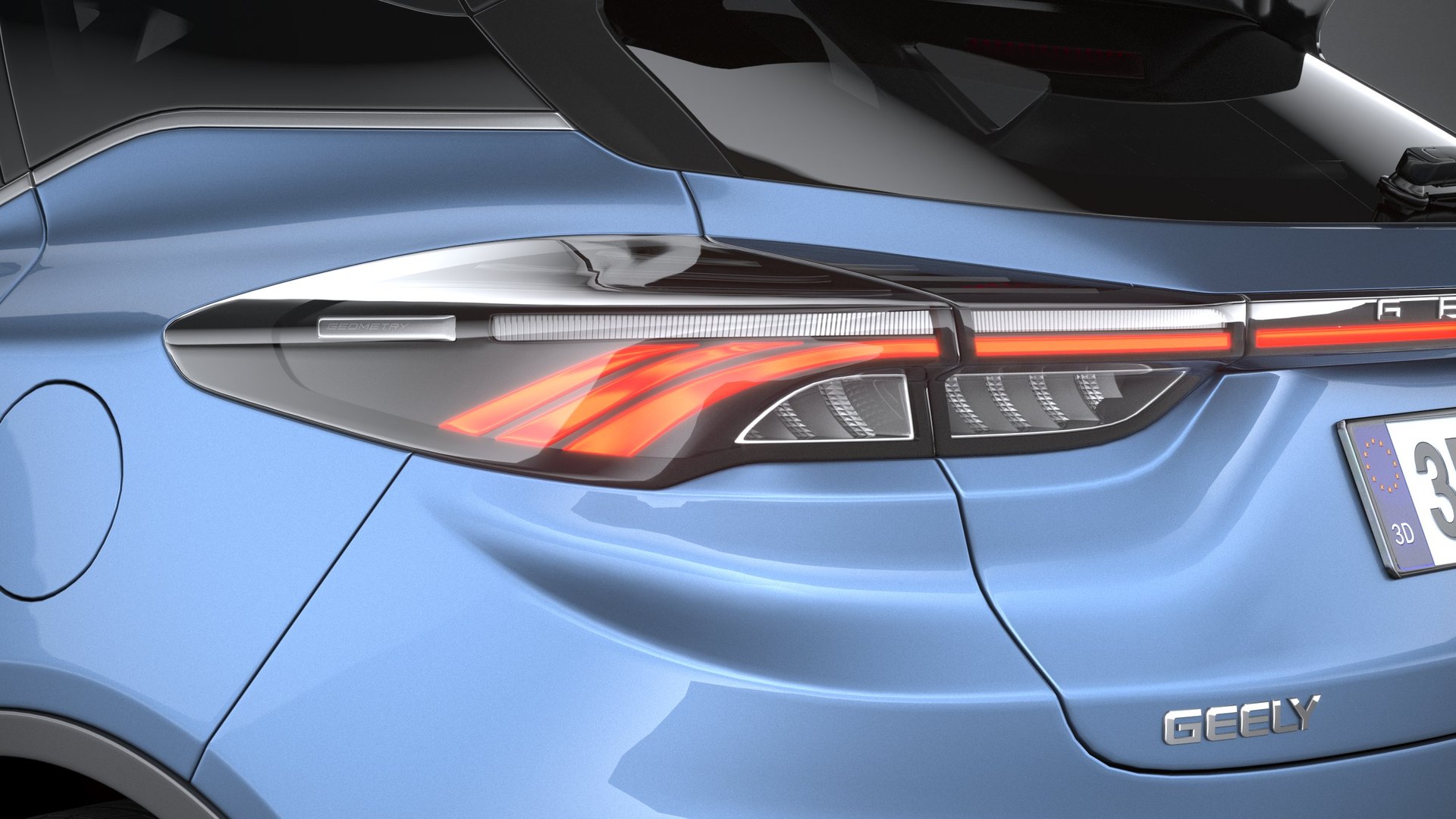 3D Geely Geometry C 2024 - TurboSquid 2068419
