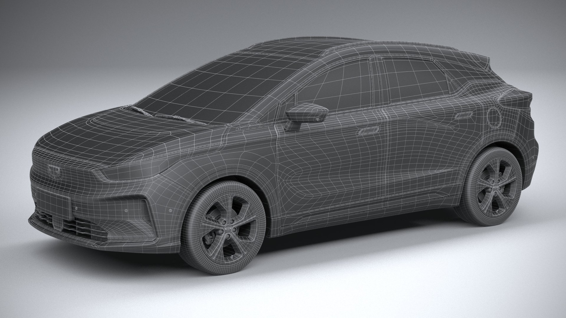 3D Geely Geometry C 2024 - TurboSquid 2068419