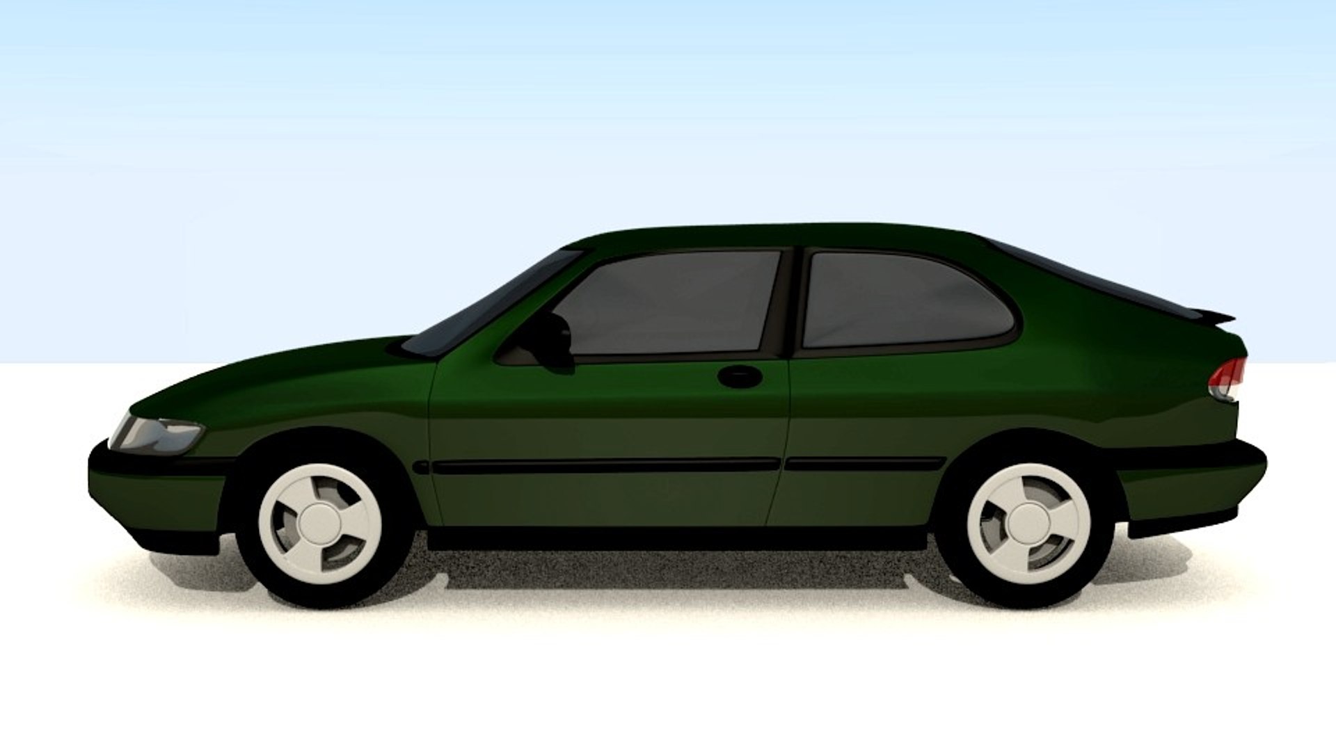 3d Saab 900 Model