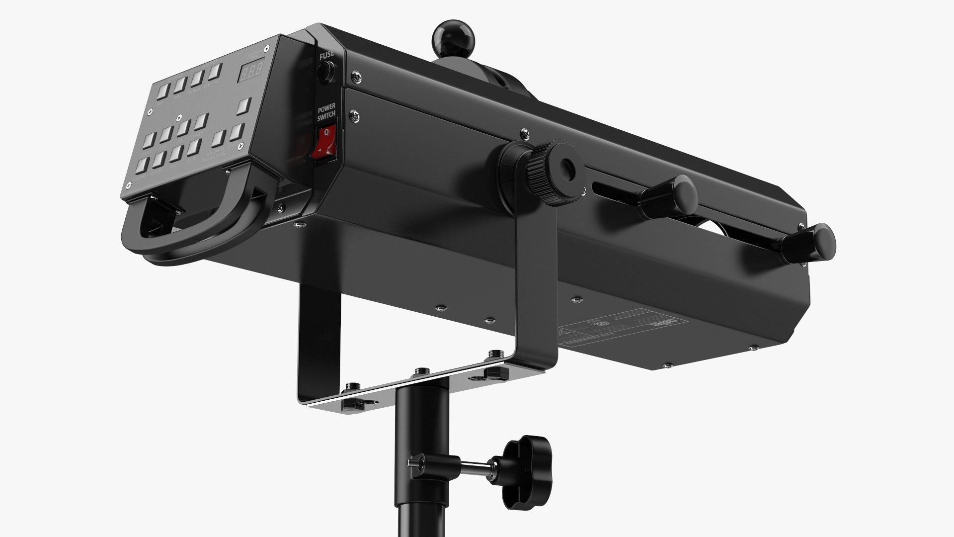 3D Professional Followspot On Tripod Model - TurboSquid 2329692