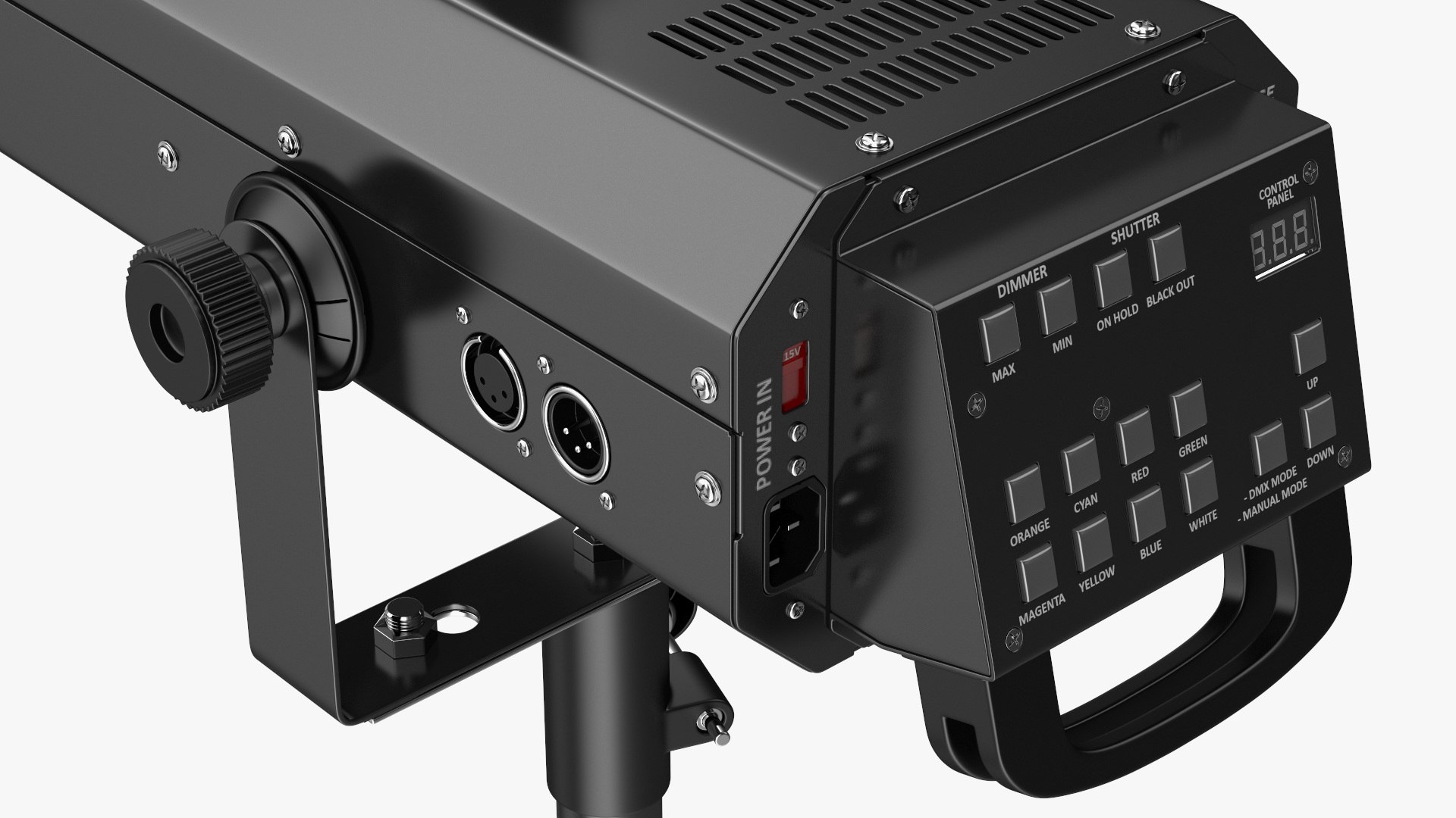 3D Professional Followspot On Tripod Model - TurboSquid 2329692