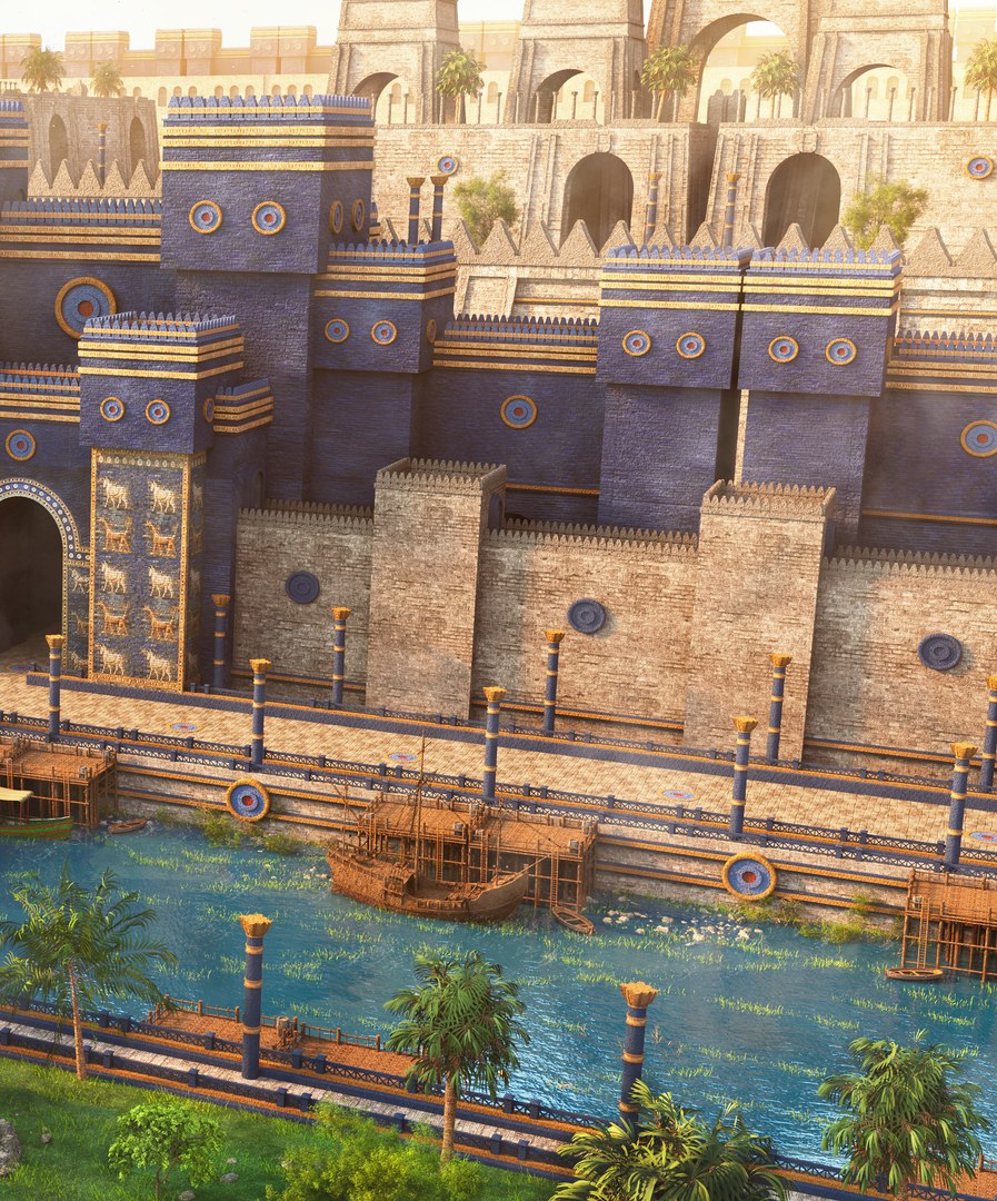 3D Ishtar Gate Environment Model - TurboSquid 2220242