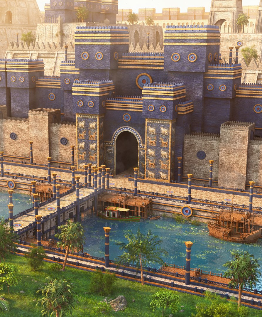 3D Ishtar Gate Environment Model - TurboSquid 2220242