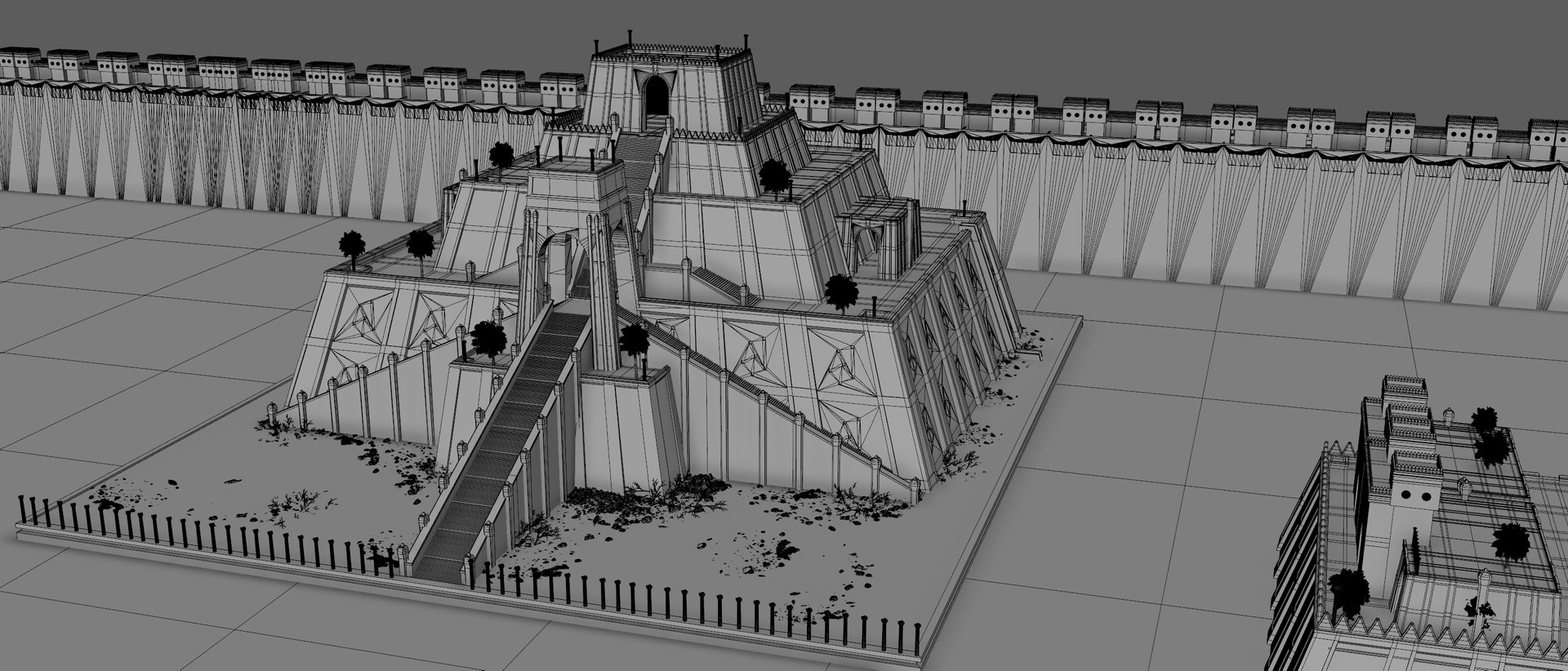 3D Ishtar Gate Environment Model - TurboSquid 2220242