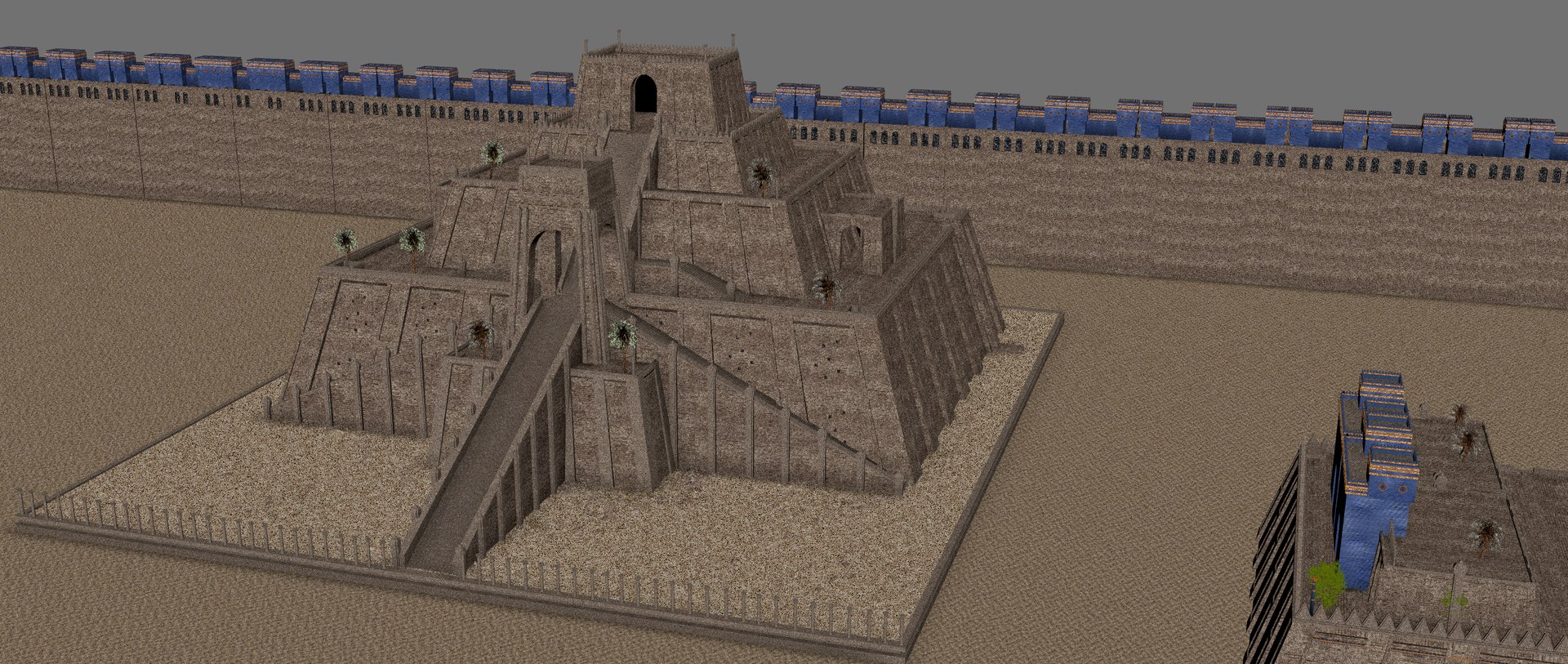 3D Ishtar Gate Environment Model - TurboSquid 2220242