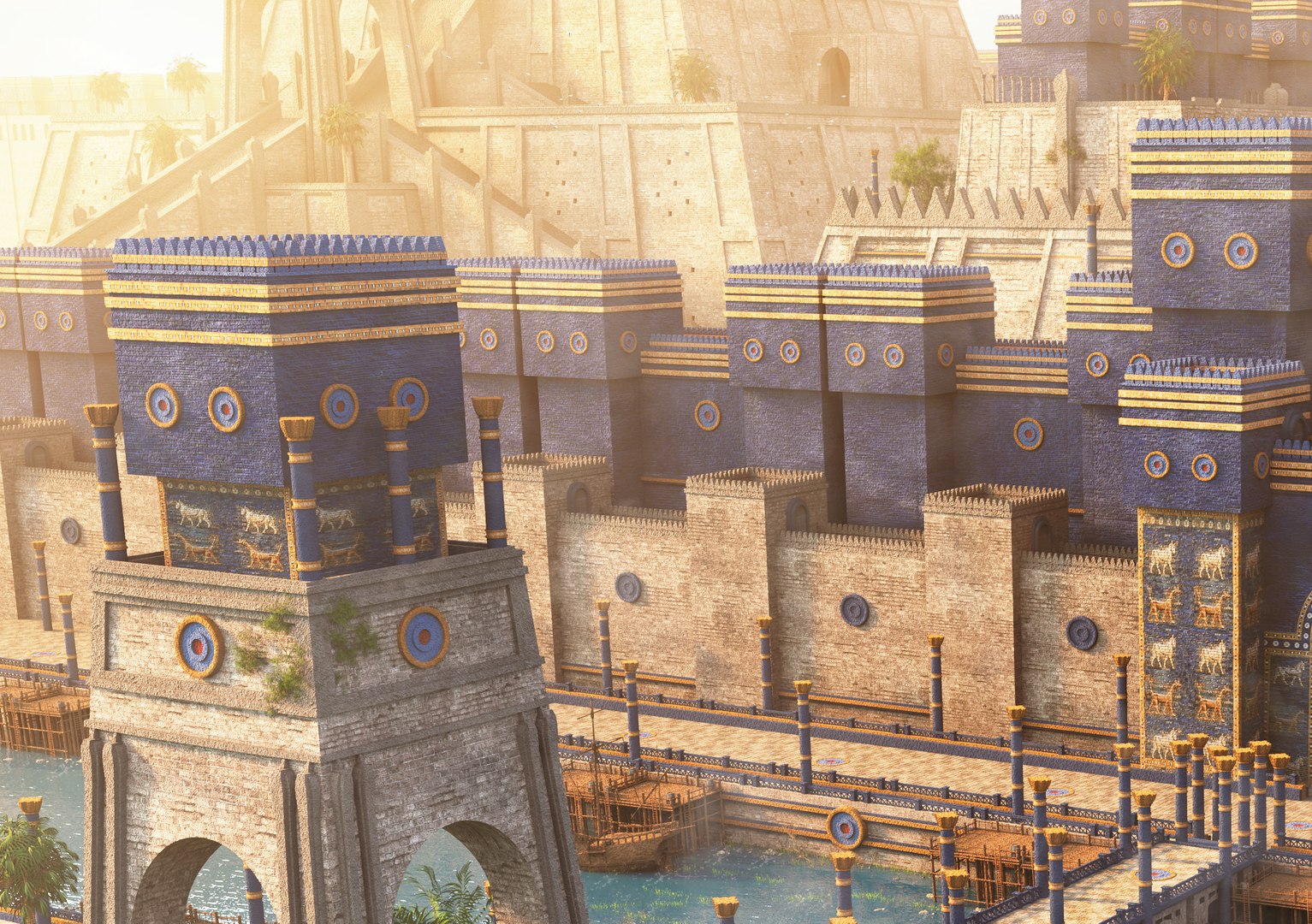 3D Ishtar Gate Environment Model - TurboSquid 2220242