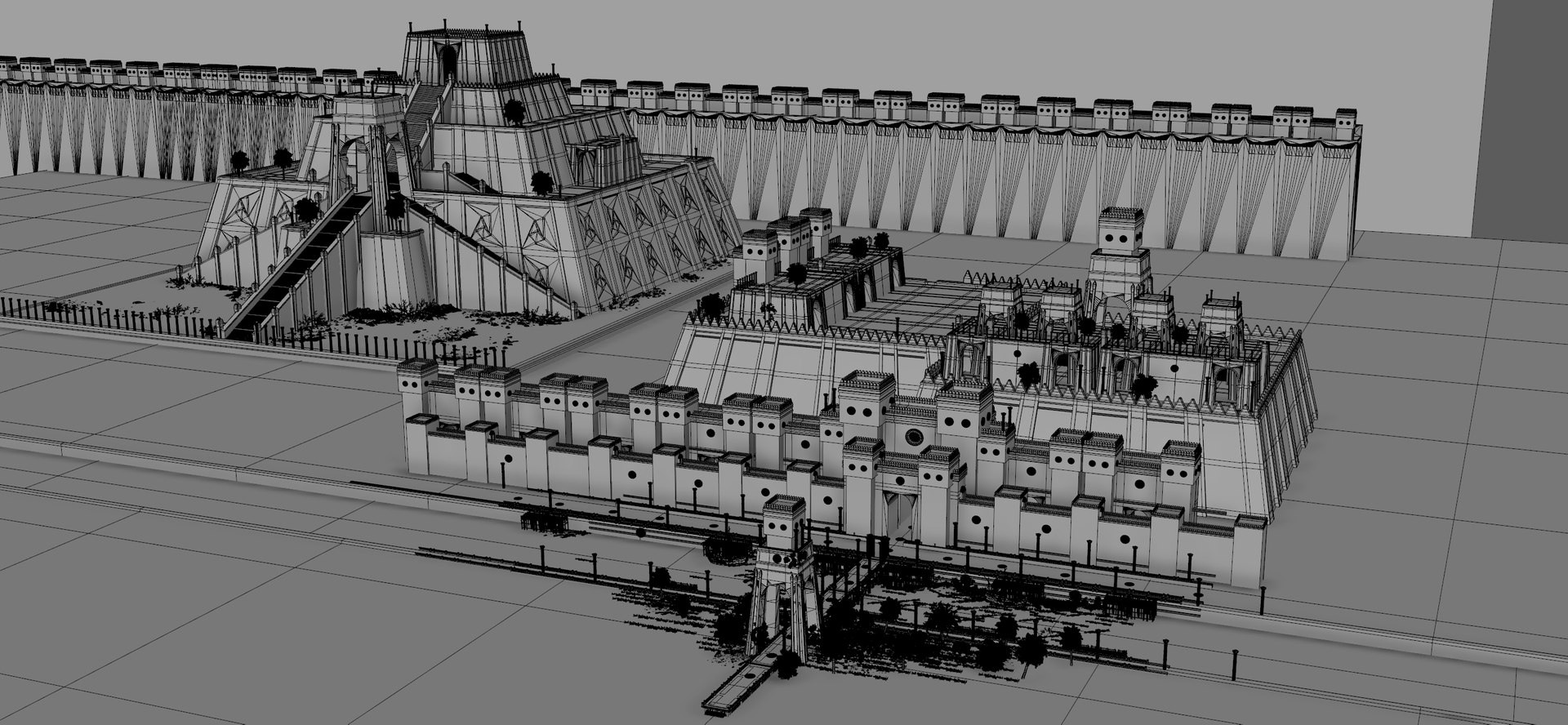 3D Ishtar Gate Environment Model - TurboSquid 2220242