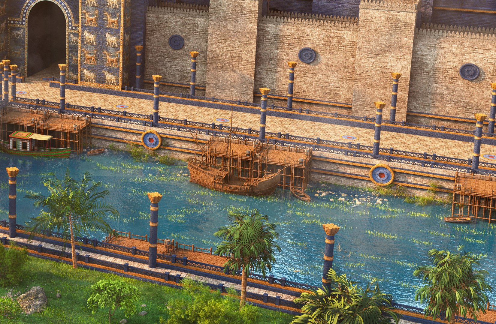 3D Ishtar Gate Environment Model - TurboSquid 2220242