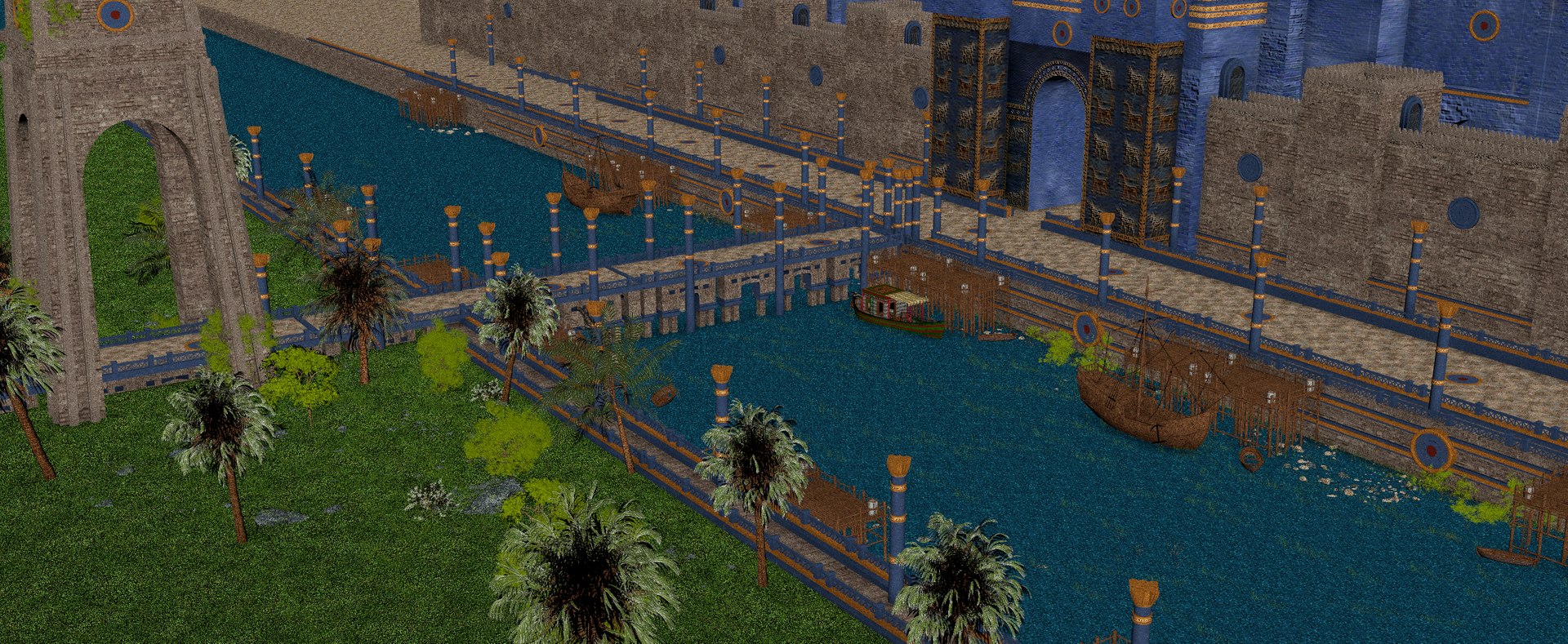 3D Ishtar Gate Environment Model - TurboSquid 2220242