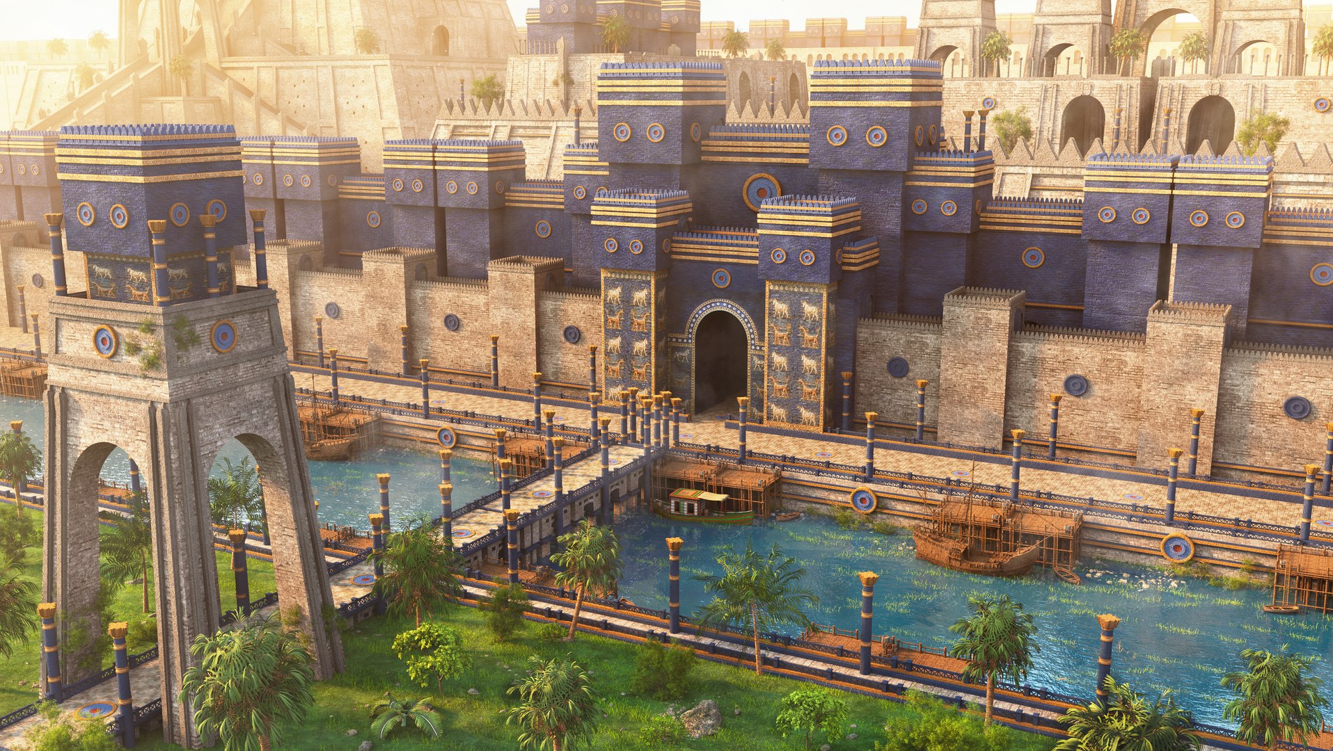 3D Ishtar Gate Environment Model - TurboSquid 2220242