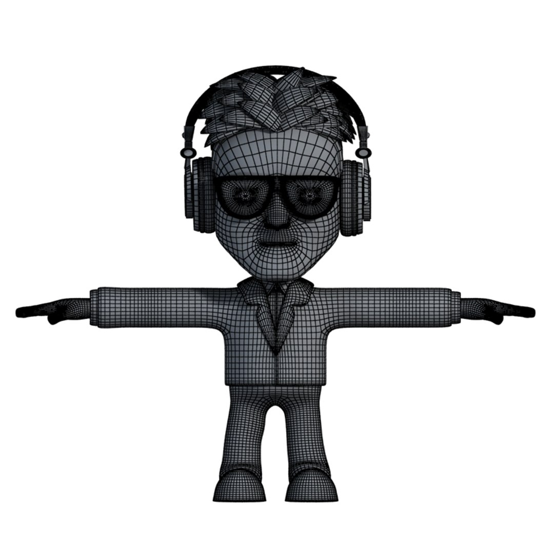 Dj Cartoon Character 3D - TurboSquid 1189003