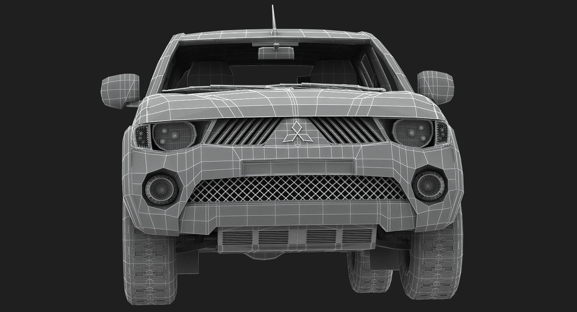 3d Mitsubishi L200 Model
