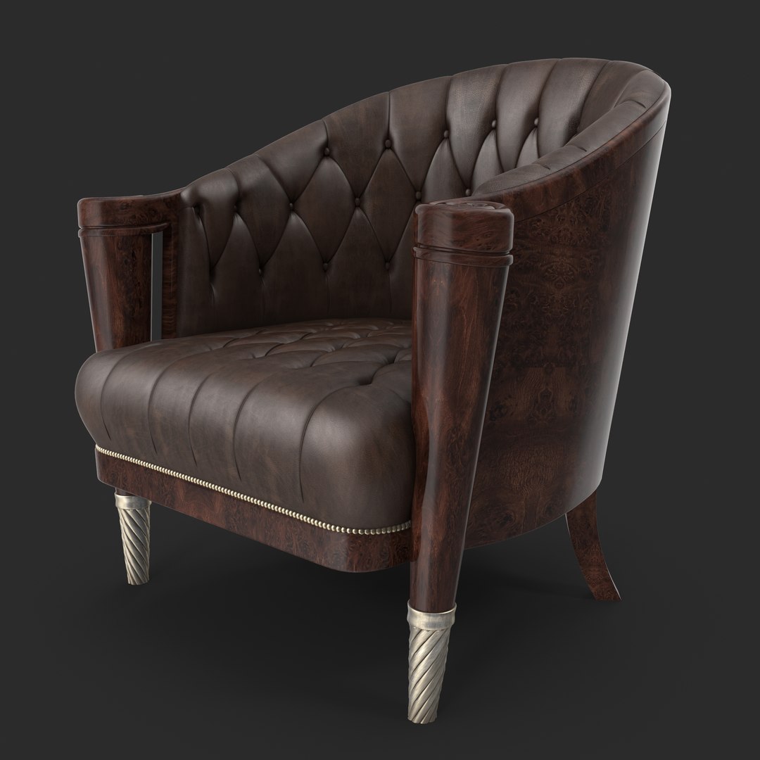 3d Elegant Armchair Model