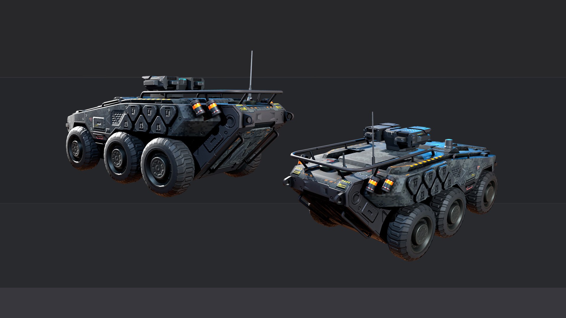 3D RTS 23 - Armoured Vehicle 6X6 - TurboSquid 2238583