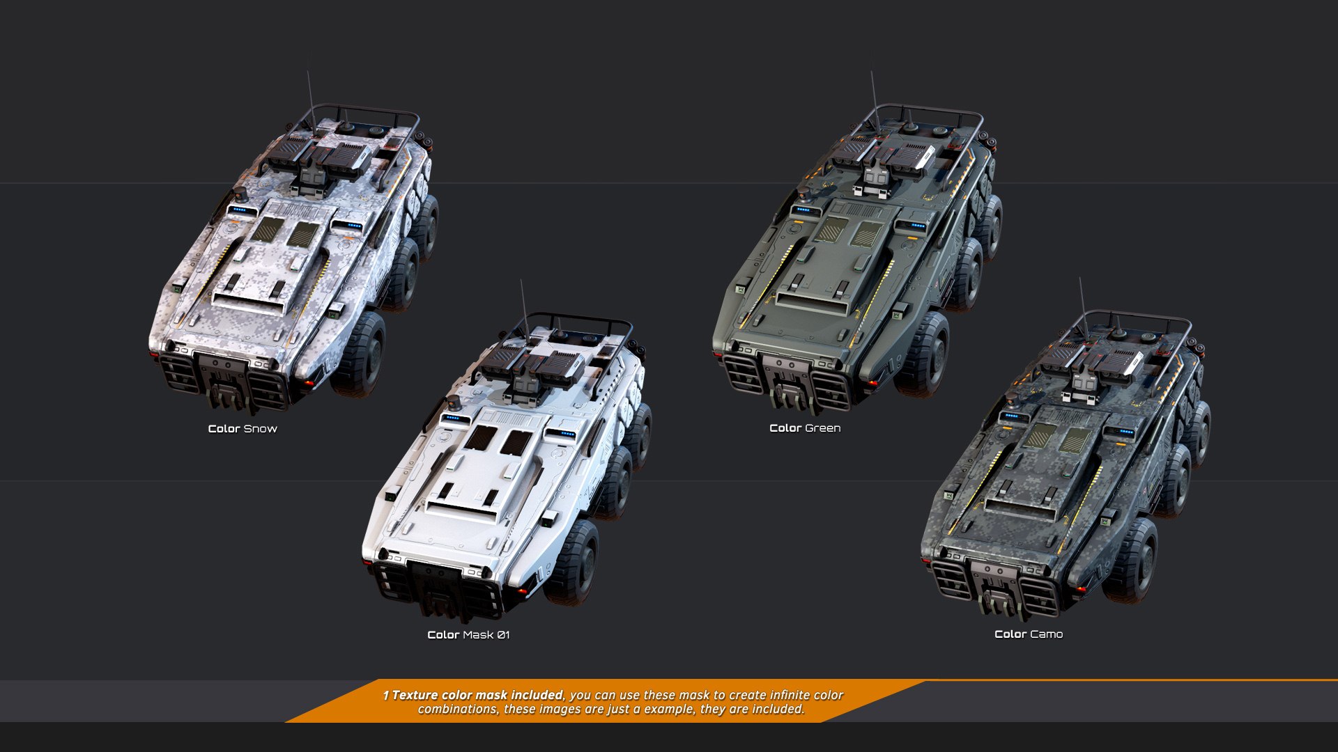 3D RTS 23 - Armoured Vehicle 6X6 - TurboSquid 2238583