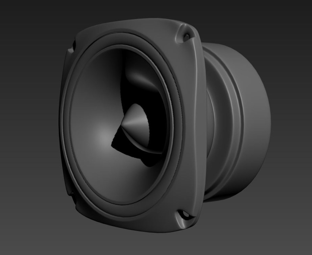 Speaker Tweeter 3d Model