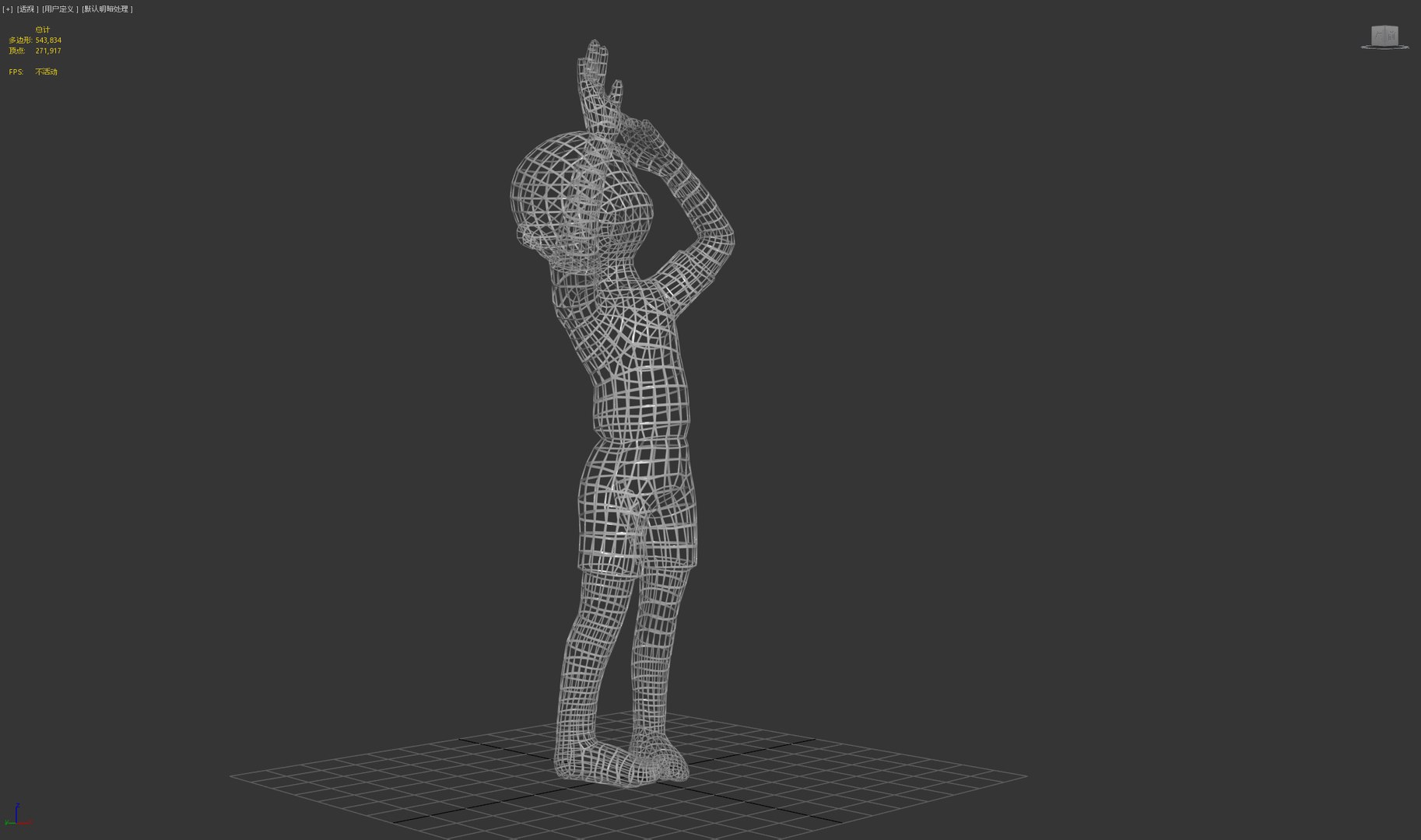 Human Wireframe 3D Model - TurboSquid 2277068