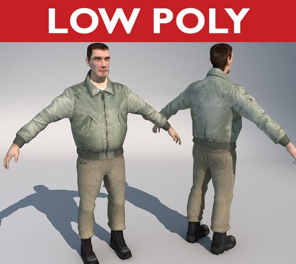 3d model pilot realtime