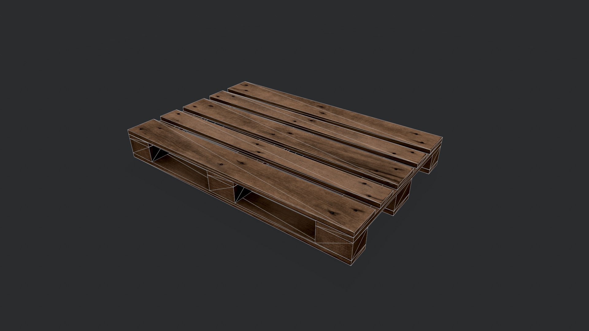 Pallet pbr model - TurboSquid 1708585