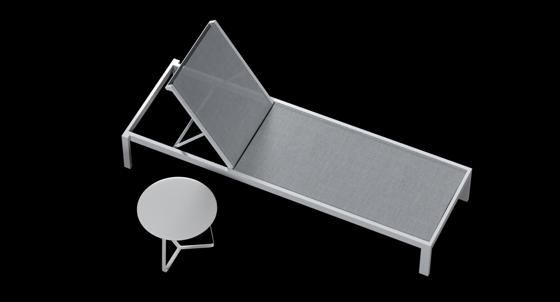 3ds max sun lounger