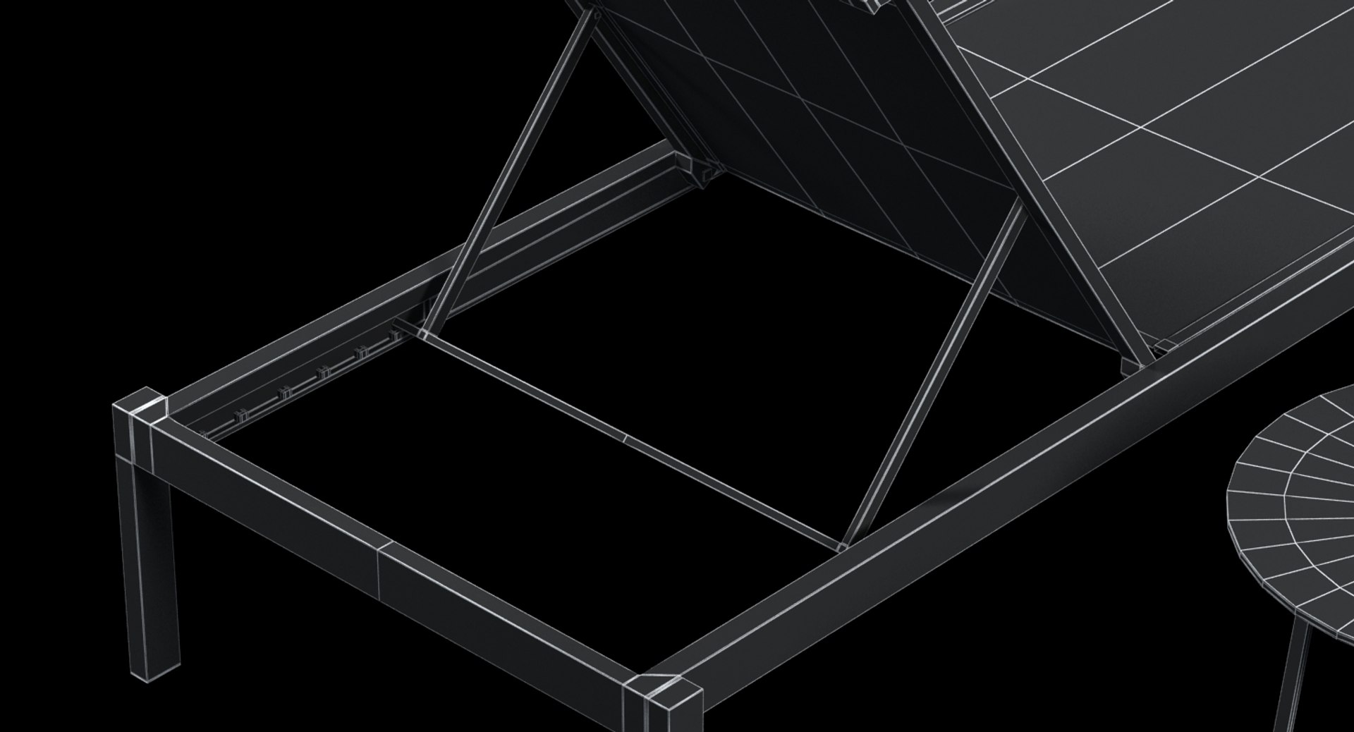 3ds max sun lounger
