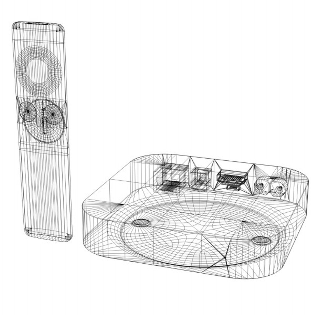 Apple Tv 3d Model