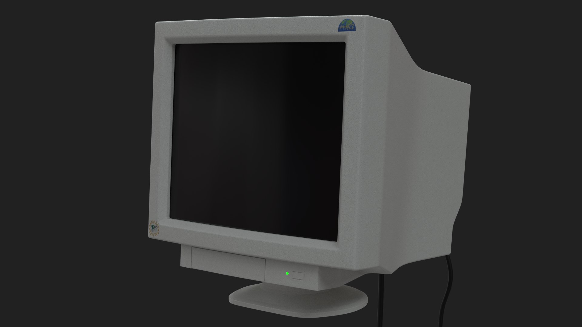 Old PC Monitor 3D Model - TurboSquid 2412323
