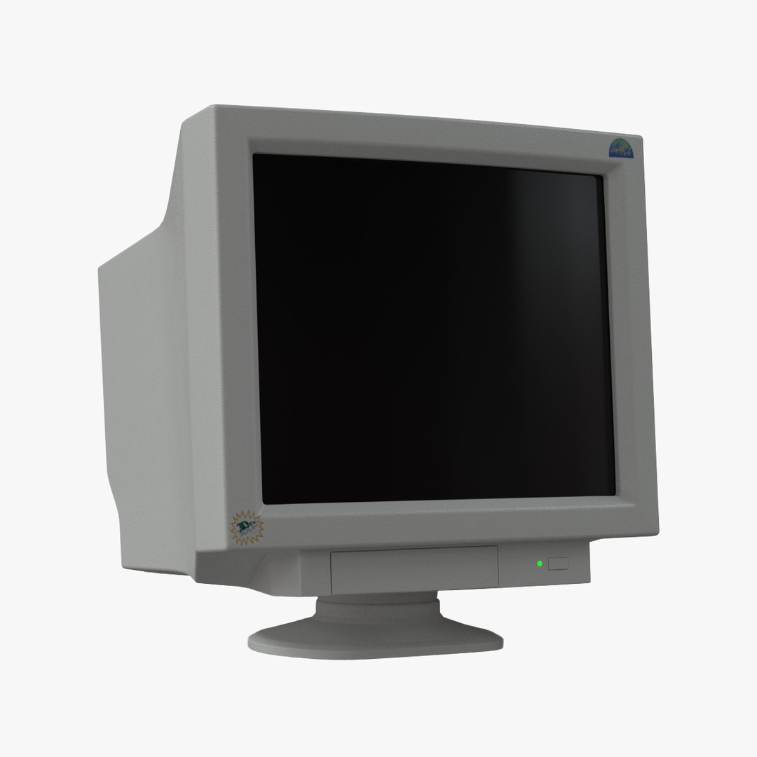Old PC Monitor 3D Model - TurboSquid 2412323