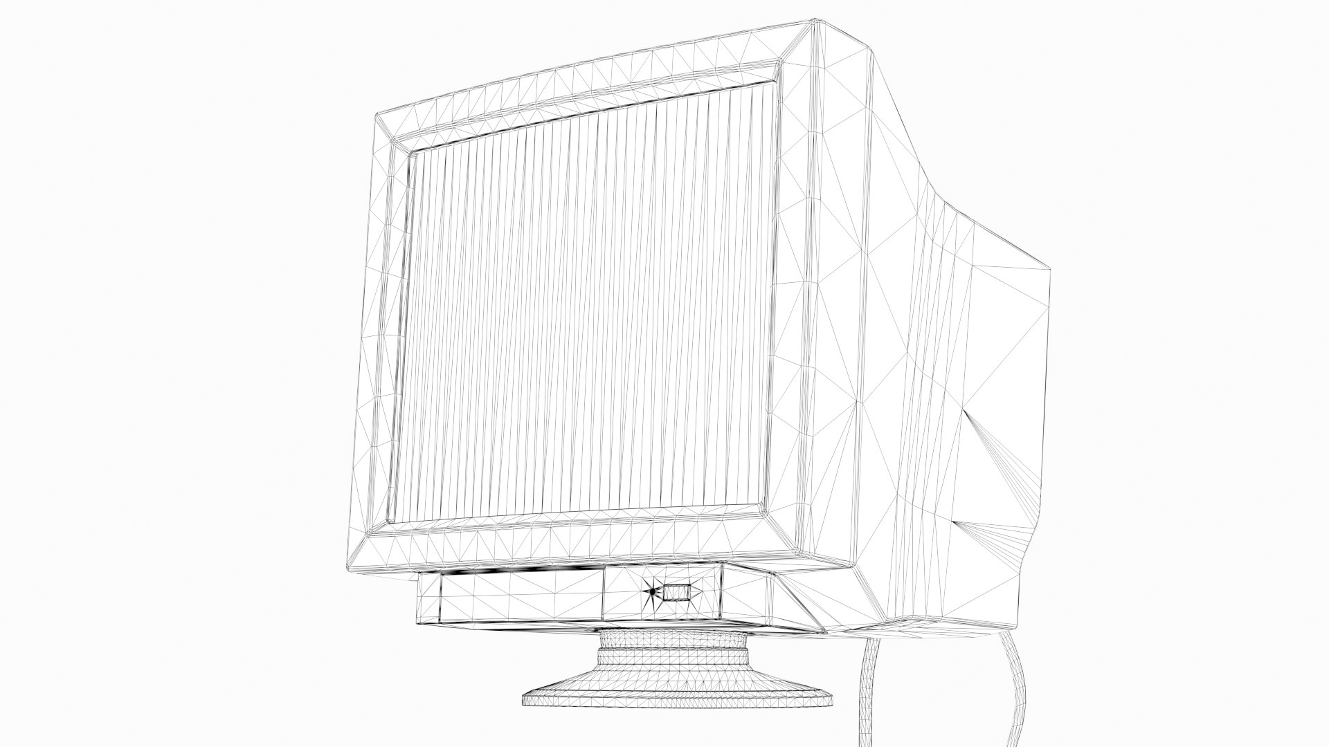 Old PC Monitor 3D Model - TurboSquid 2412323