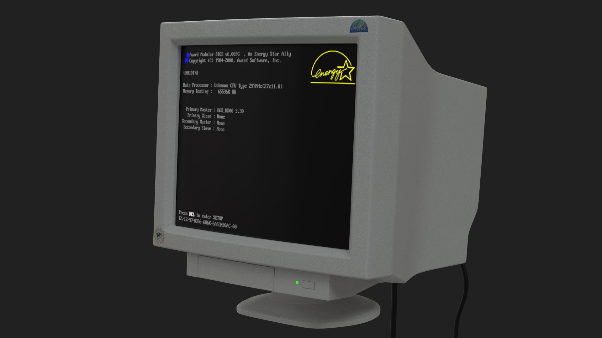 Old PC Monitor 3D Model - TurboSquid 2412323