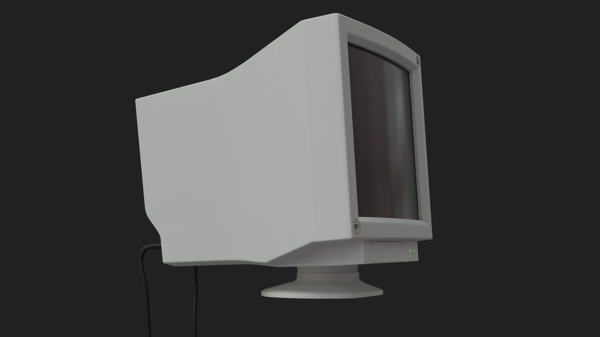Old PC Monitor 3D Model - TurboSquid 2412323