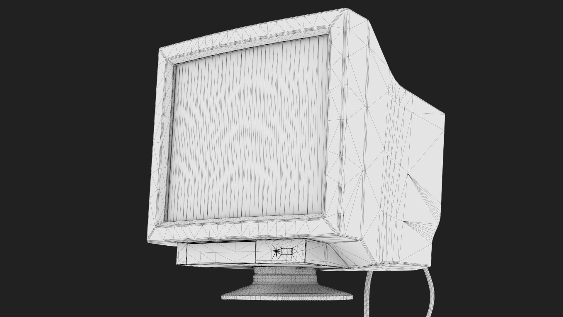 Old PC Monitor 3D Model - TurboSquid 2412323