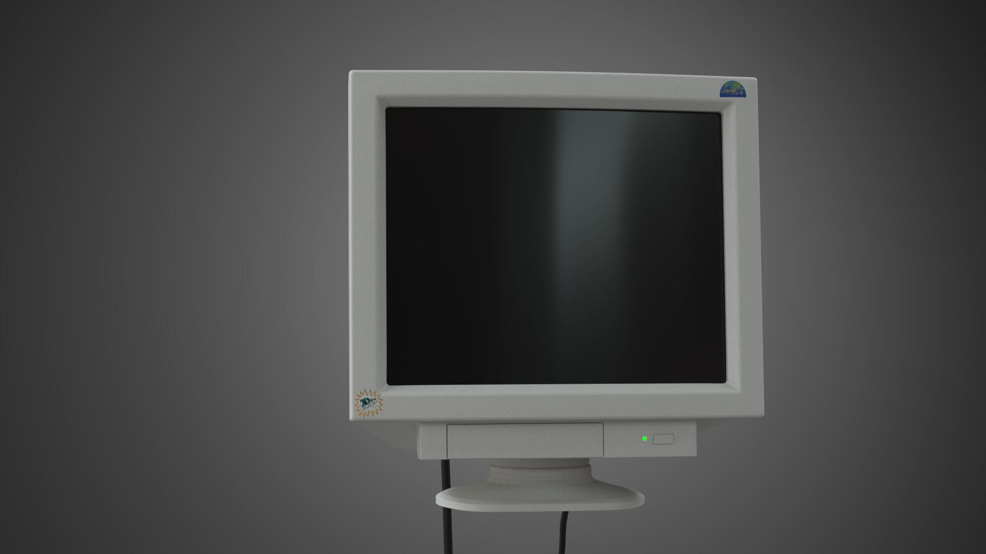 Old PC Monitor 3D Model - TurboSquid 2412323