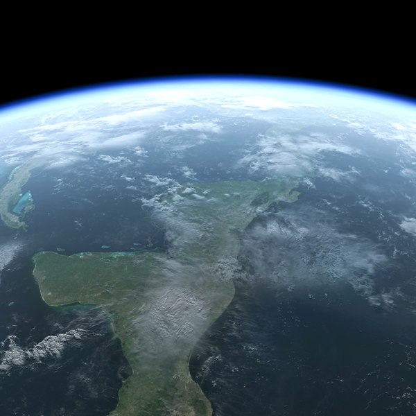 3d model of solar 86k earth surface