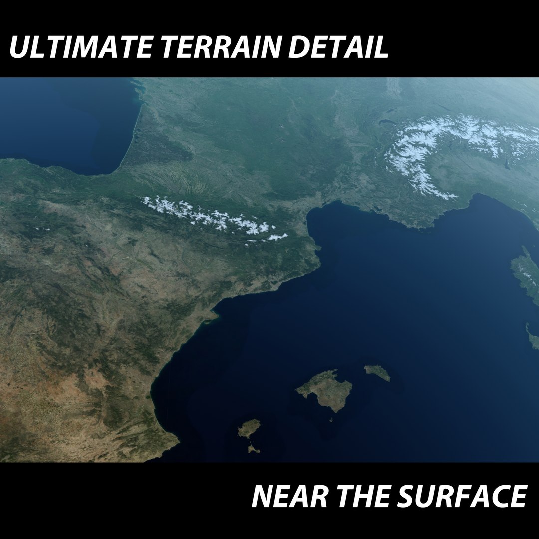 3d Model Of Solar 86k Earth Surface