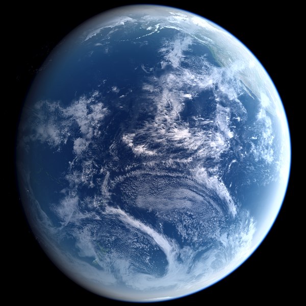 3d model of solar 86k earth surface