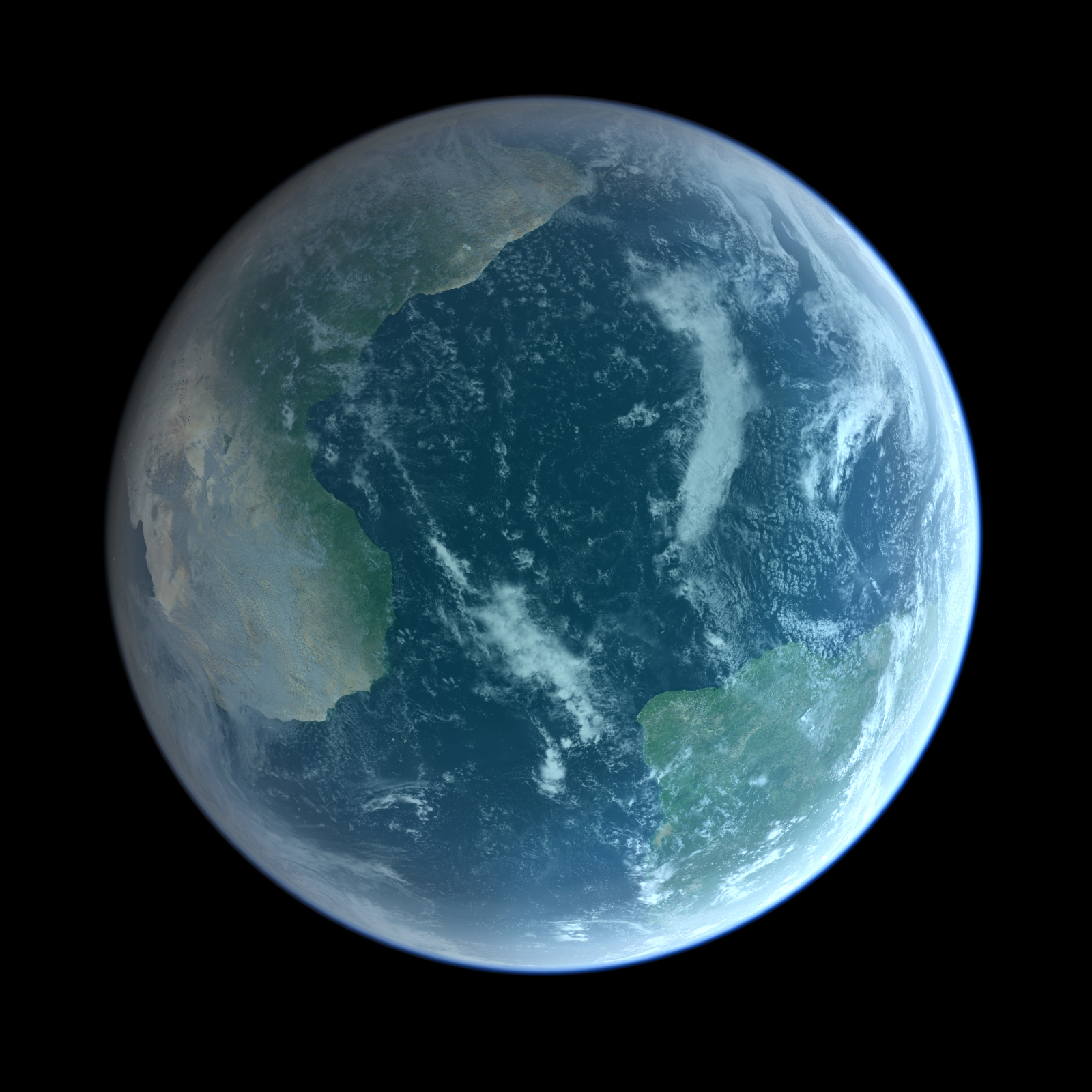 3d model of solar 86k earth surface