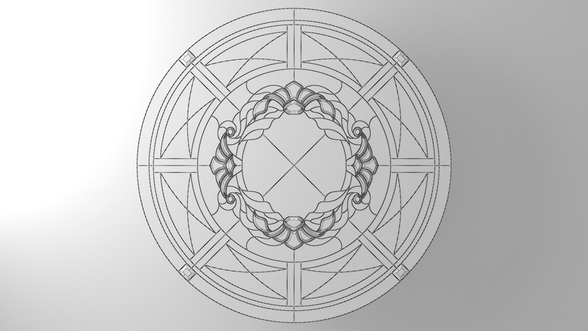 Stained-glass Window Model - TurboSquid 1752450