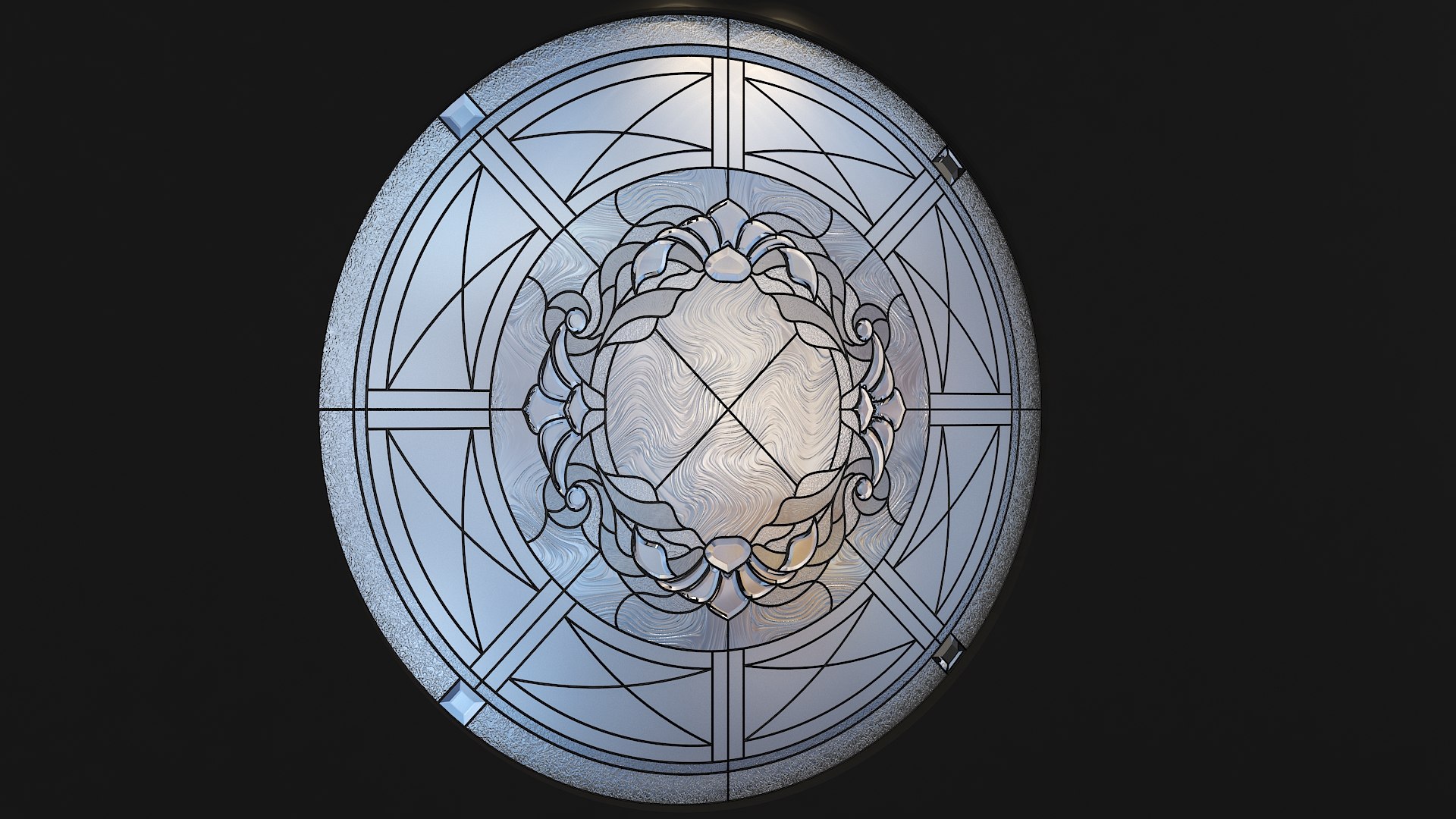 Stained-glass Window Model - TurboSquid 1752450